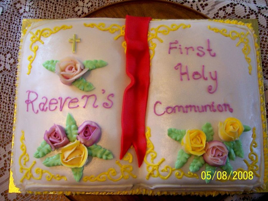 Communion Cake - CakeCentral.com