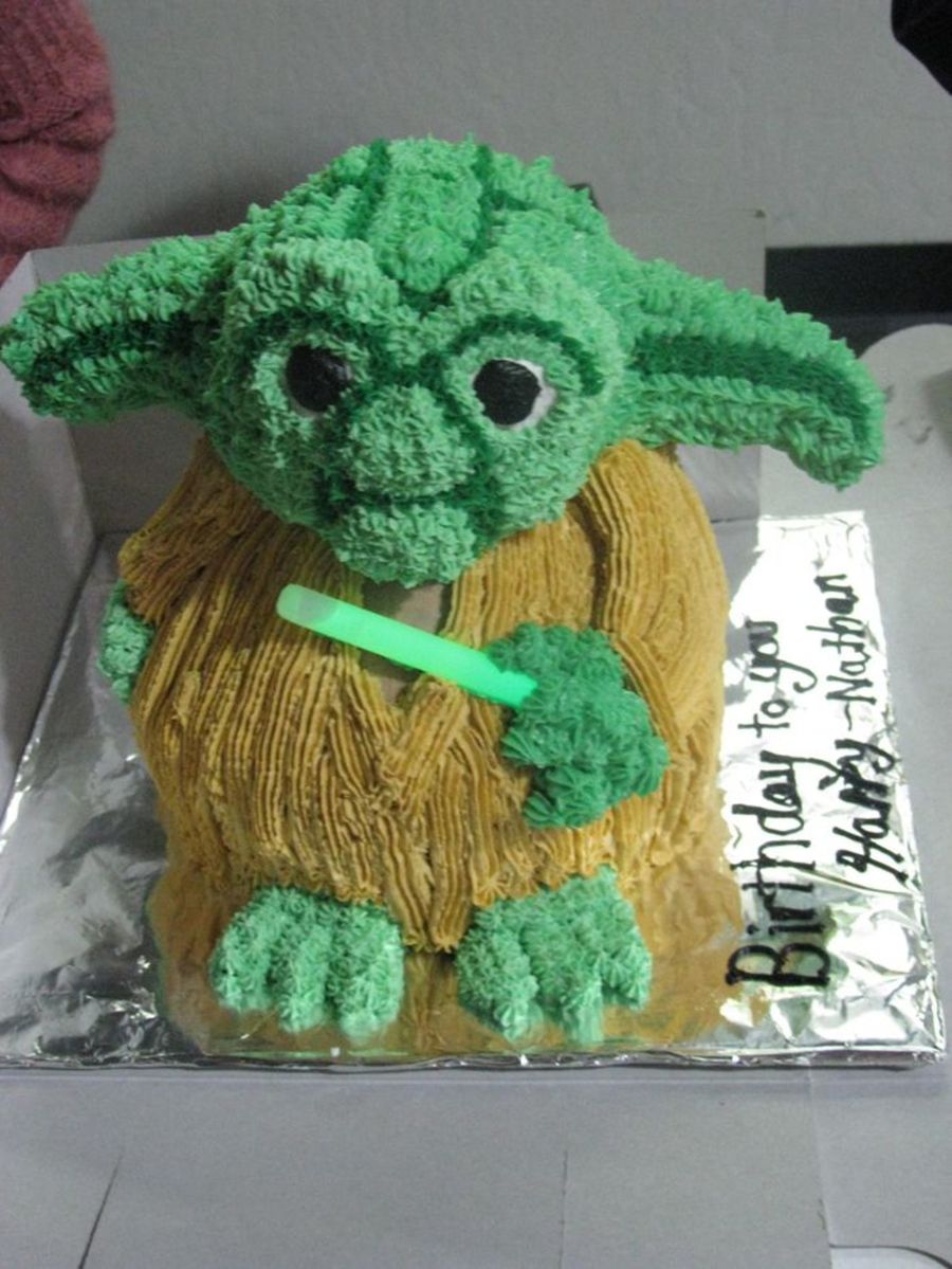 Yoda Cake - CakeCentral.com