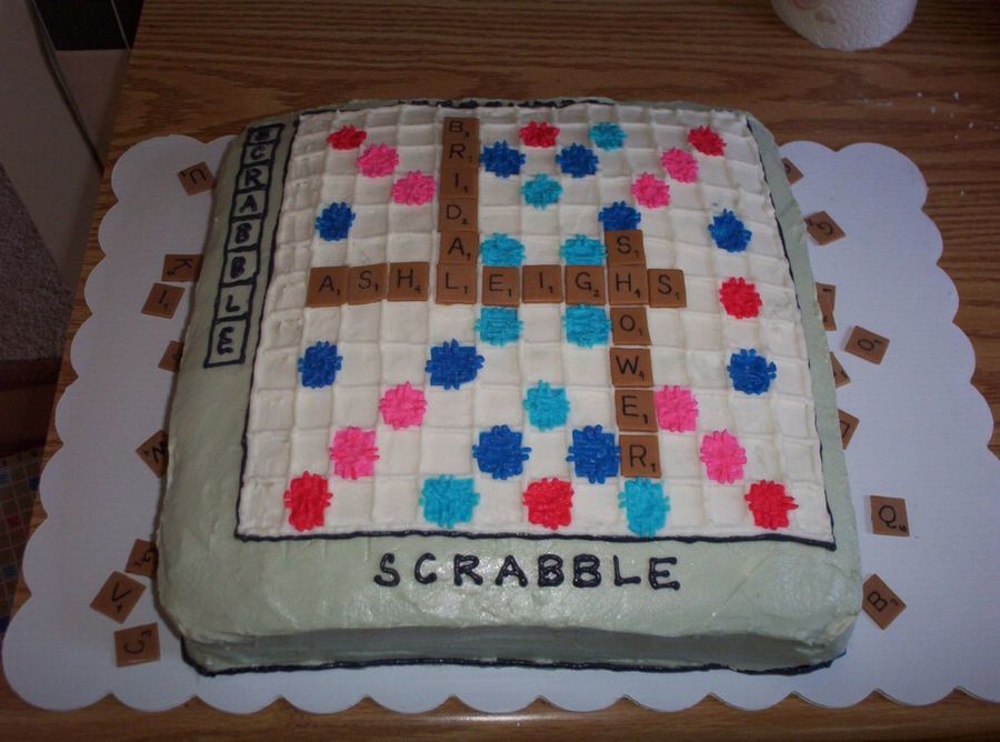 Scrabble Cake - CakeCentral.com