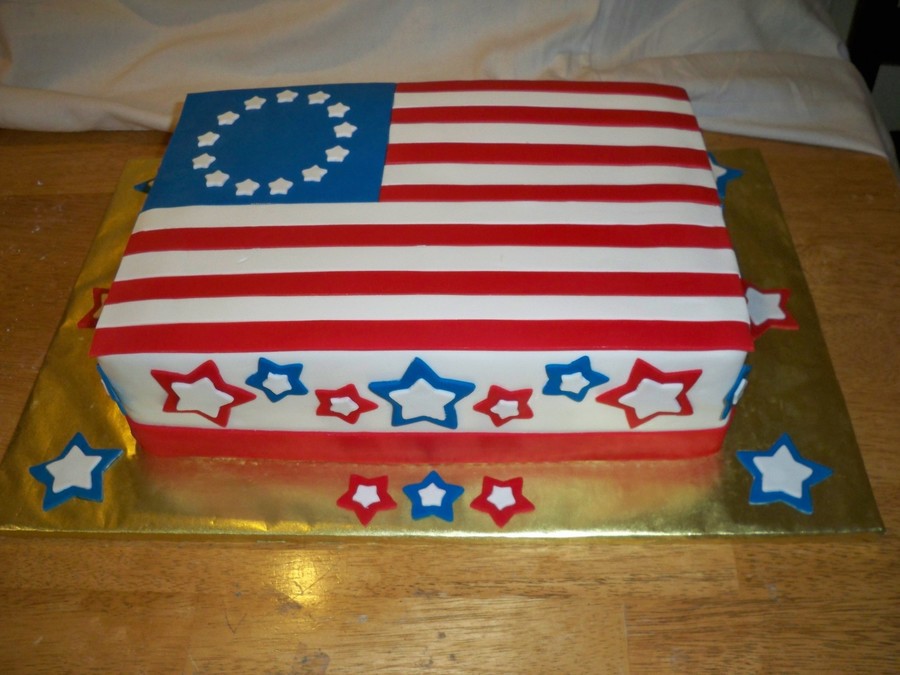 American Flag - CakeCentral.com