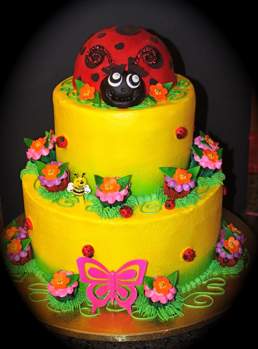 Ladybug Cake - CakeCentral.com