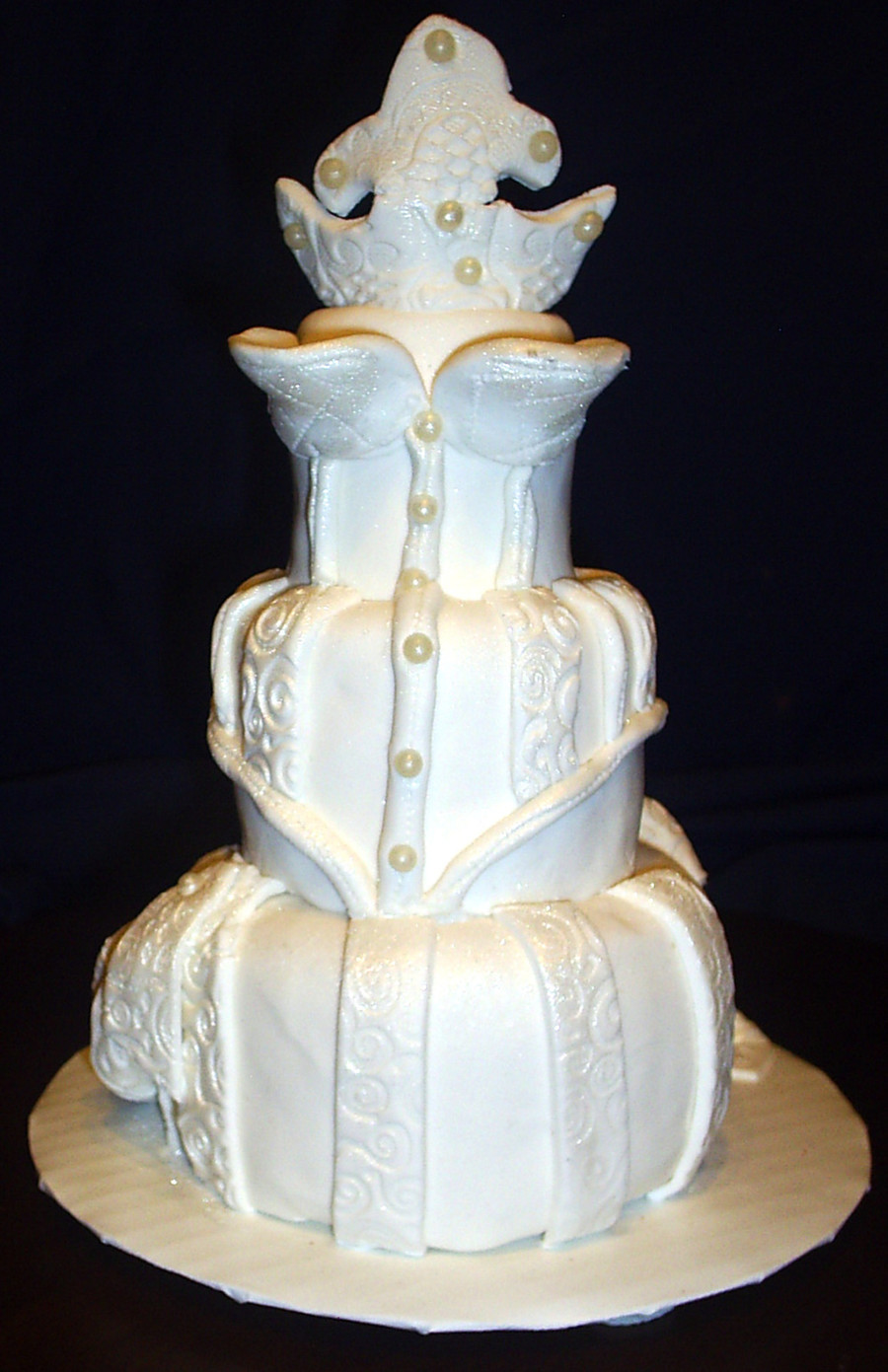 Mini Bridal Dress Cake - CakeCentral.com