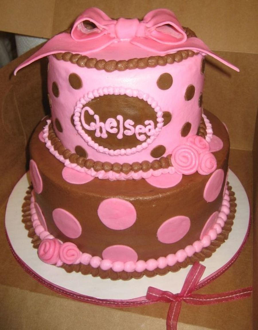 Polka Dot Birthday - CakeCentral.com