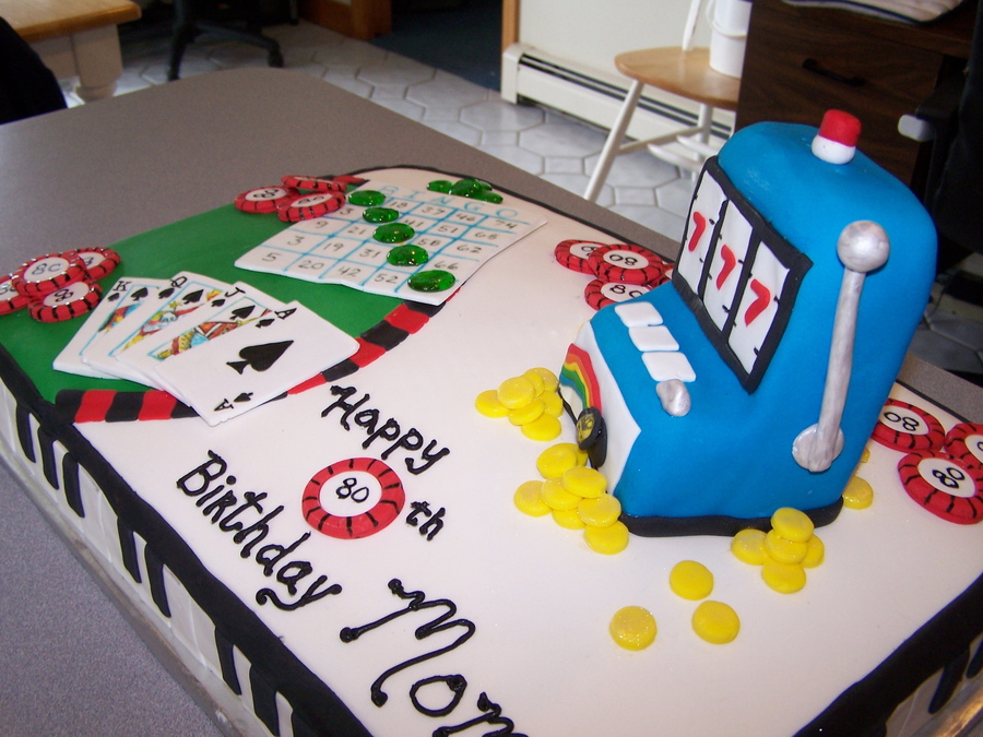 A Hip Grandmom's Gambling Cake - CakeCentral.com
