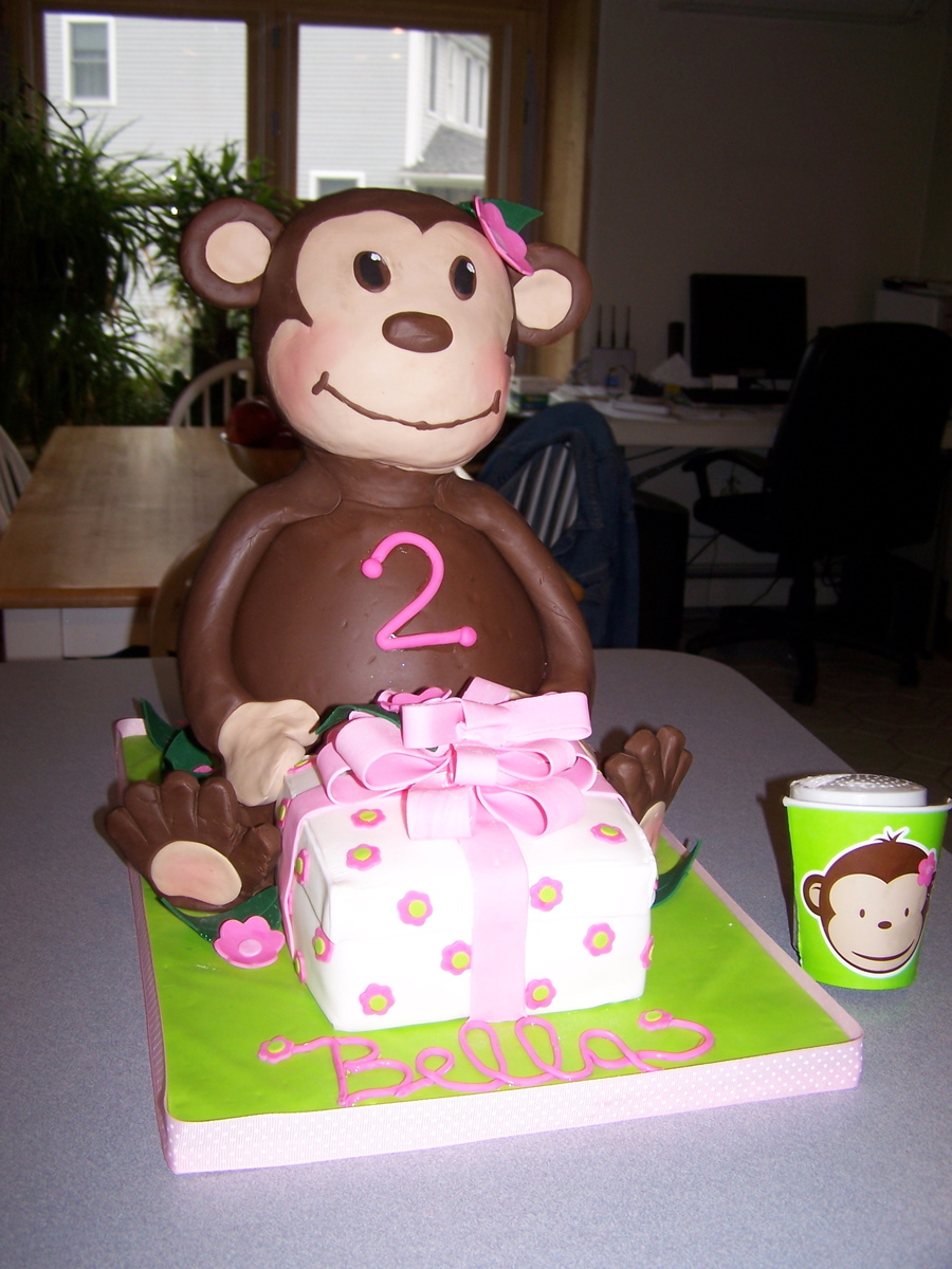 Mod Monkey Birthday - CakeCentral.com