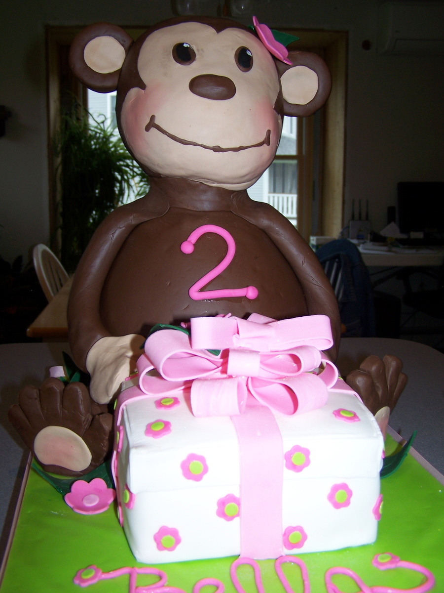 Mod Monkey Birthday - CakeCentral.com