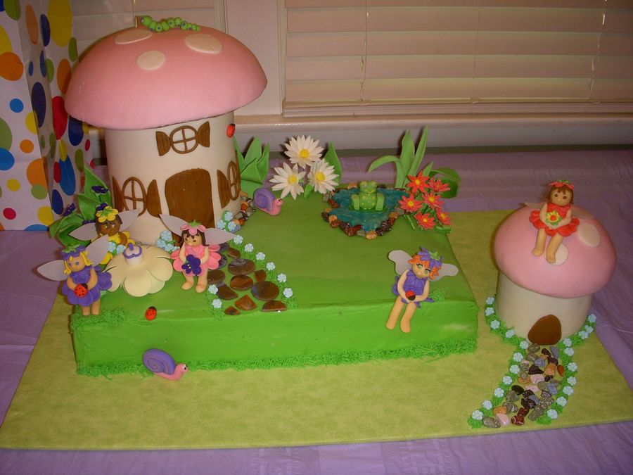 Fairy And Toadstool - CakeCentral.com