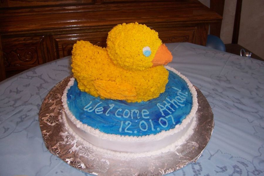 Duck Shower Cake - CakeCentral.com