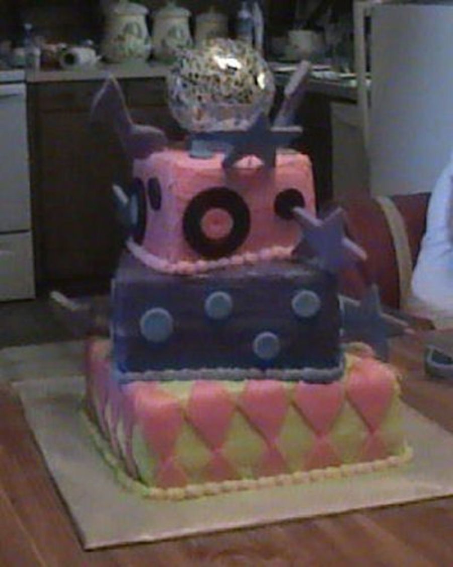 First Stacked Cake - CakeCentral.com