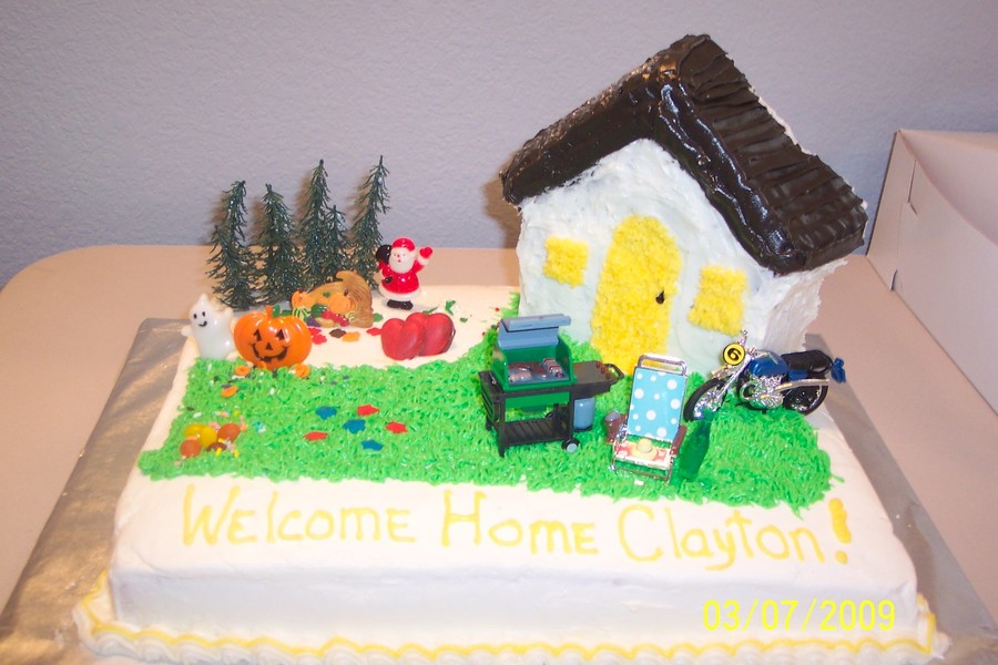 Welcome Home Cake - CakeCentral.com