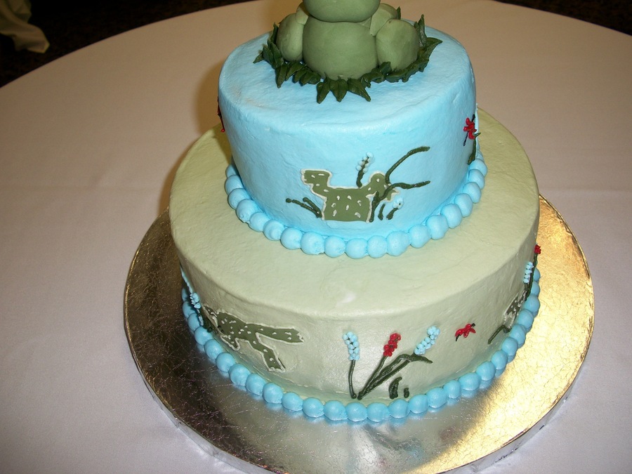 Frog Baby Shower - CakeCentral.com