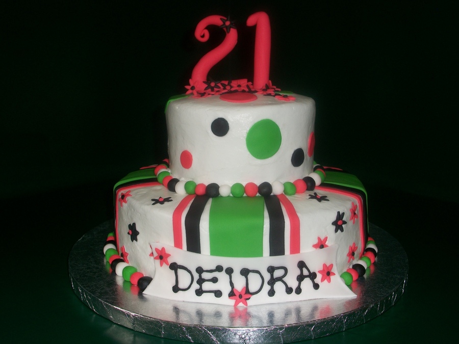 Deidra's 21St Birthday - CakeCentral.com