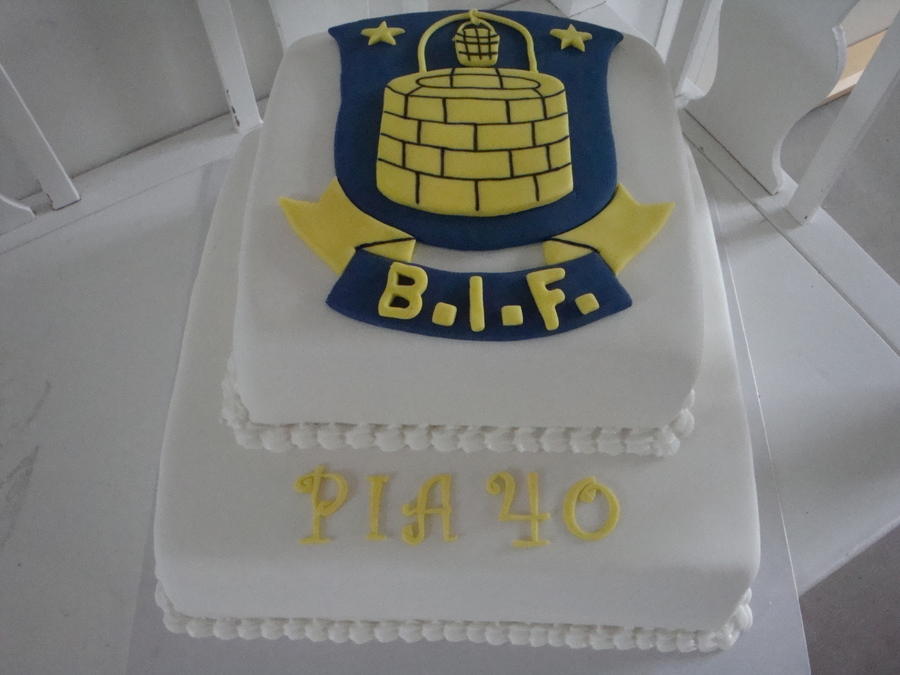 Soccer Team Cake - CakeCentral.com