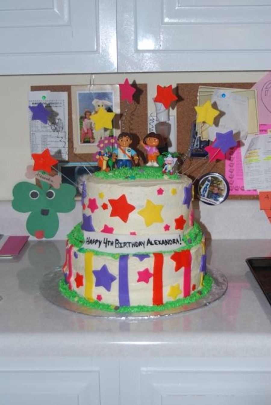 Dora Shooting Star Cake - CakeCentral.com
