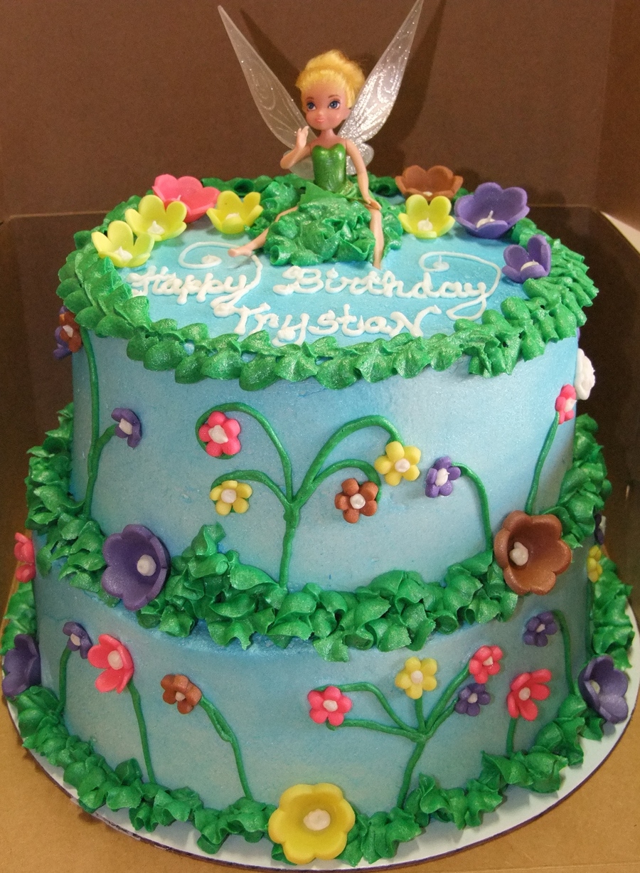 Tinkerbell Cake - CakeCentral.com