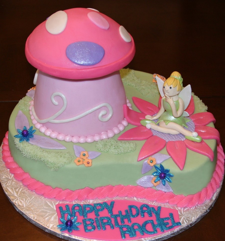 Magical Mushroom Fairy Cake - CakeCentral.com