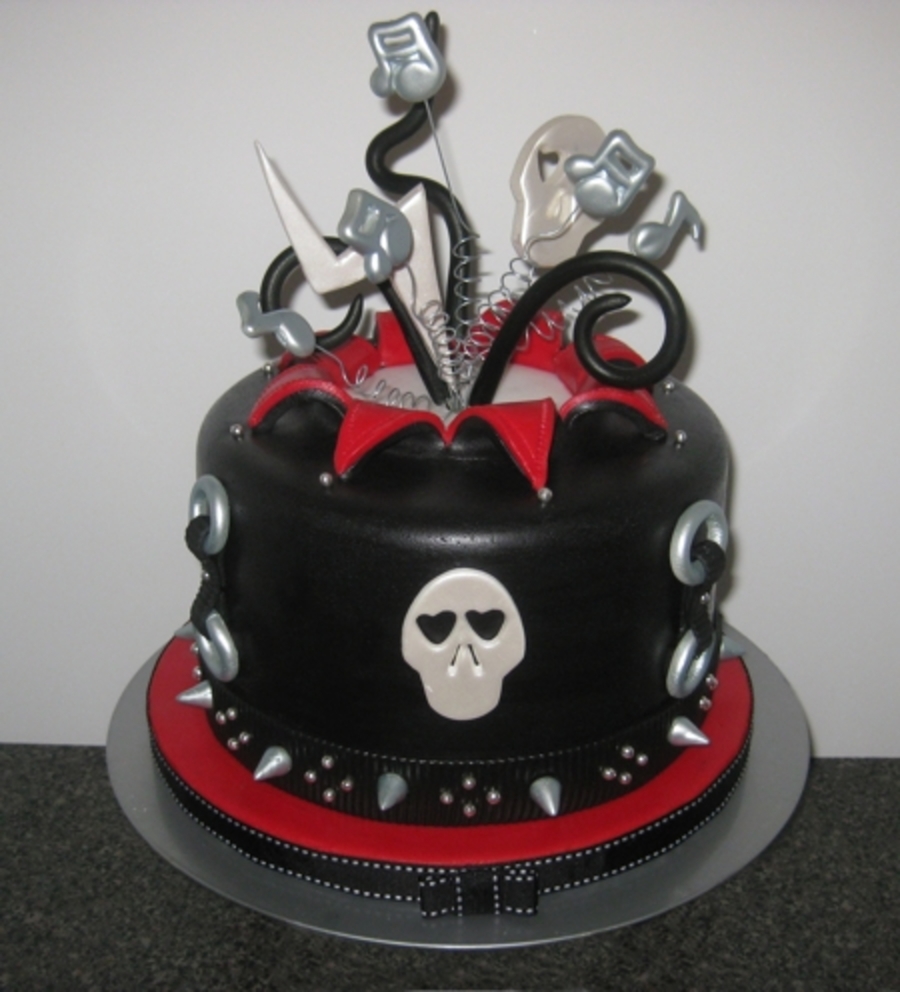 "rocker" Cake - CakeCentral.com