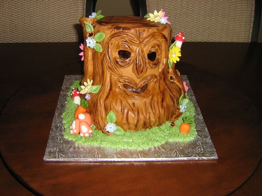 Enchanted Tree Stump - CakeCentral.com