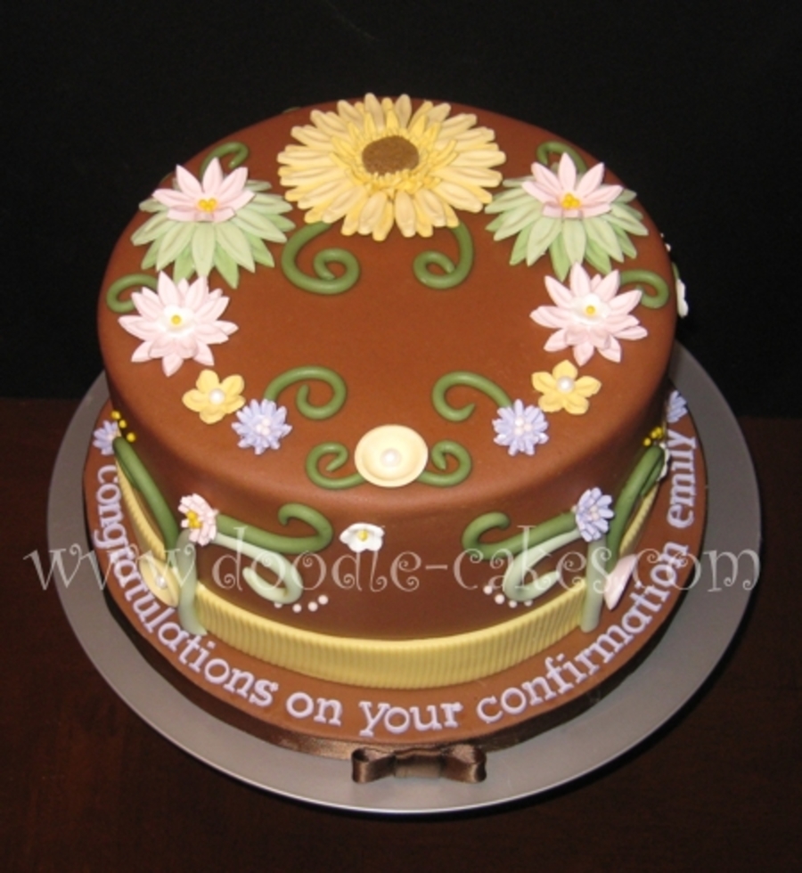 Emily's Confirmation Cake - CakeCentral.com