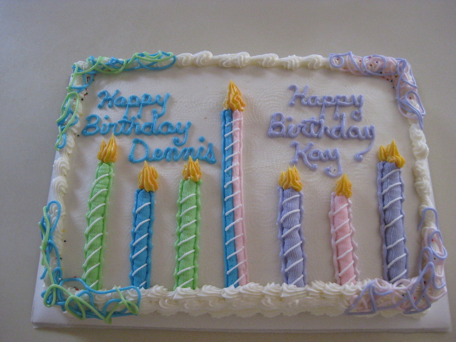 Dual Birthday - CakeCentral.com