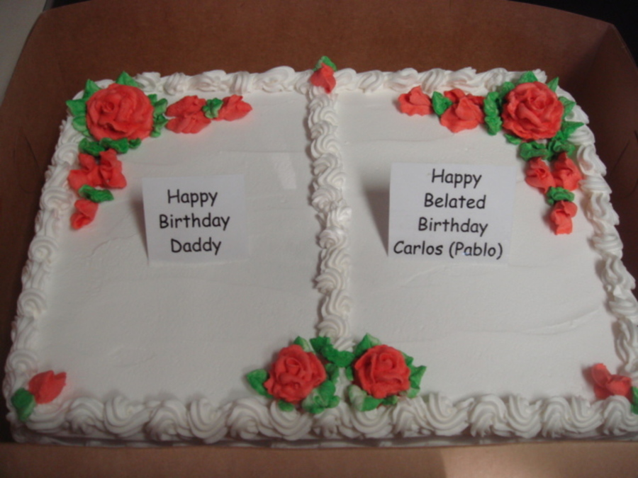 Double Birthday - CakeCentral.com