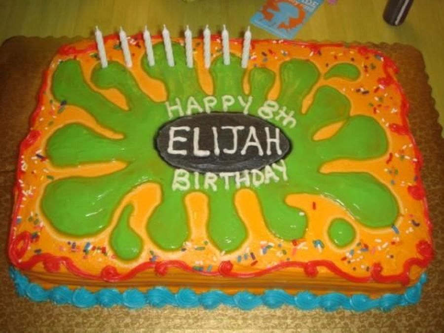 Slime Cake - CakeCentral.com