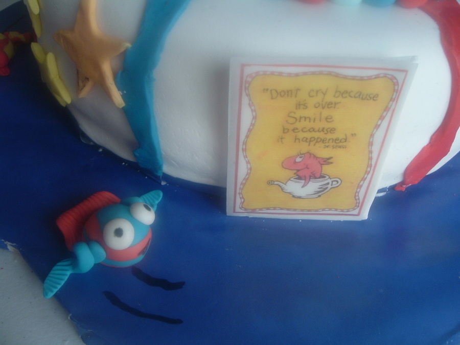 Dr Seuss Cast Party Cake - CakeCentral.com