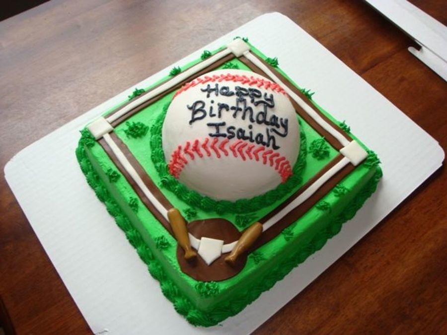 Baseball Cake - CakeCentral.com