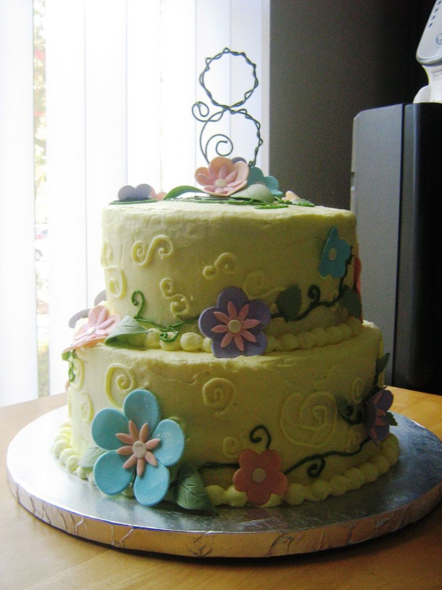Flower Power Cake - CakeCentral.com