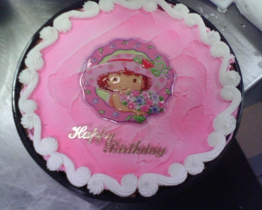 12" Message Cookie. Strawberry Shortcake - CakeCentral.com