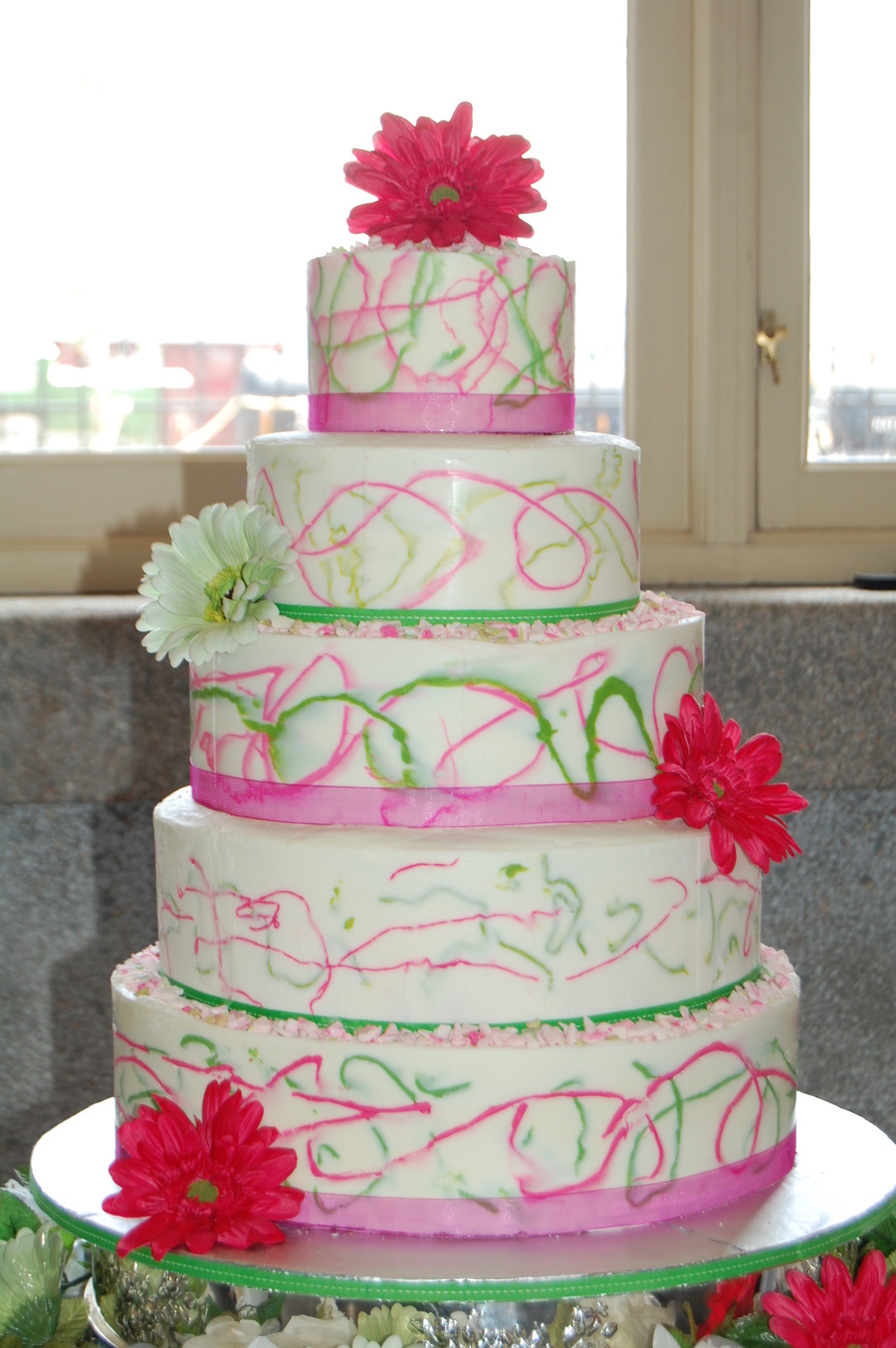 Chocolate Wrap Wedding Cake - CakeCentral.com