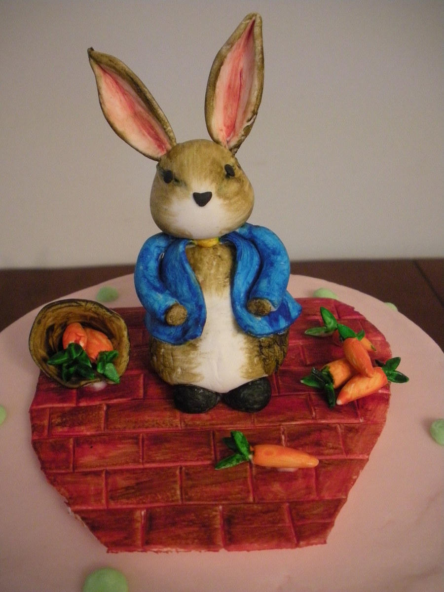 Peter Rabbit Baby Shower Cake - CakeCentral.com