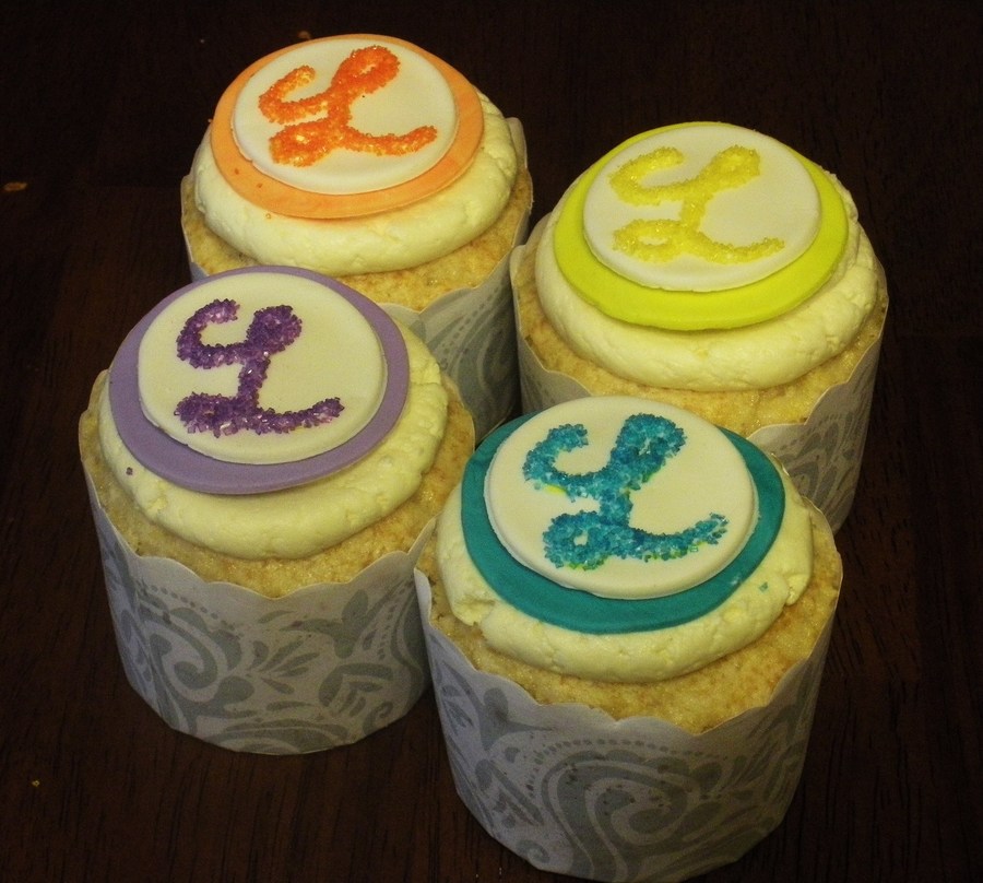 Initial Cupcakes - CakeCentral.com