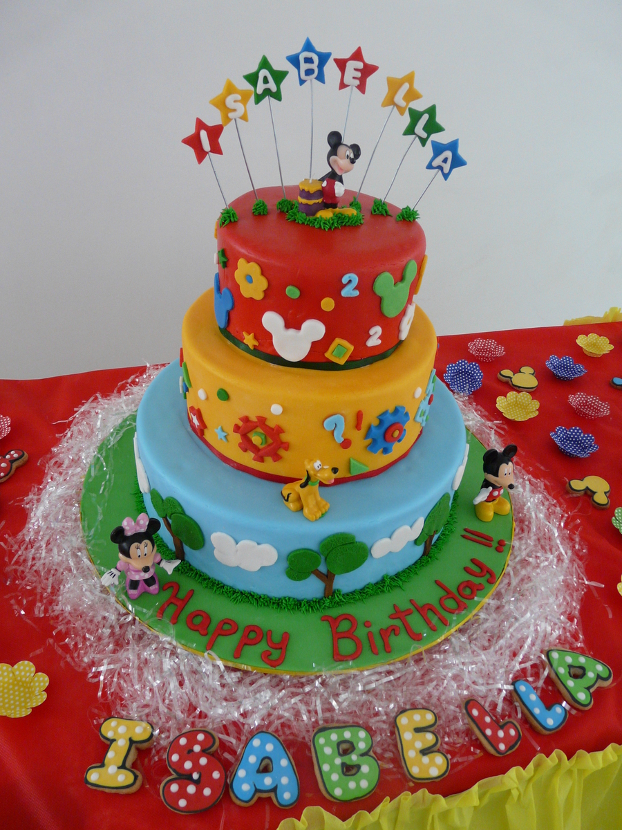 Mickey Mouse Club House - CakeCentral.com