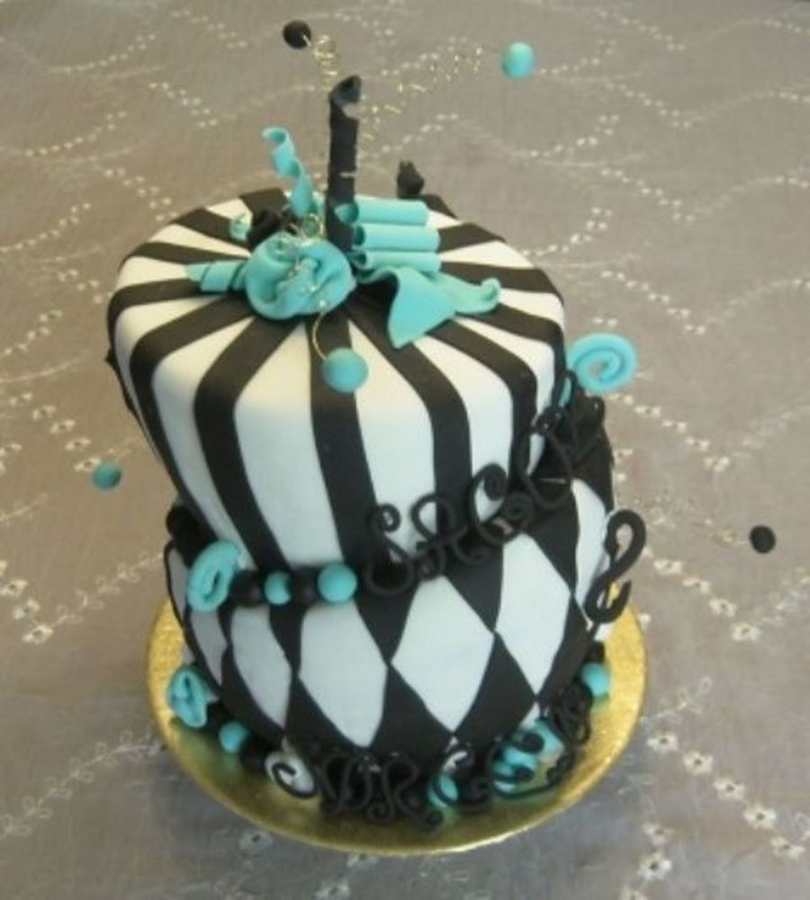 First Tilted Cake - CakeCentral.com