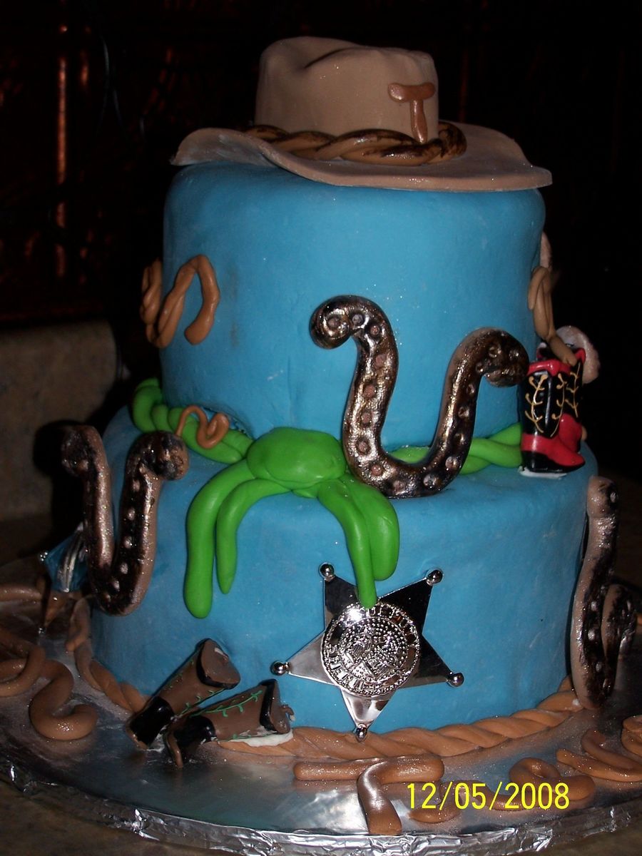 Cowboy Birthday Cake - CakeCentral.com