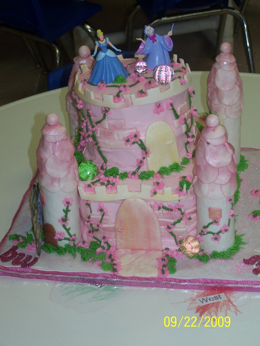 First Castle Cake...with Buttercream - CakeCentral.com