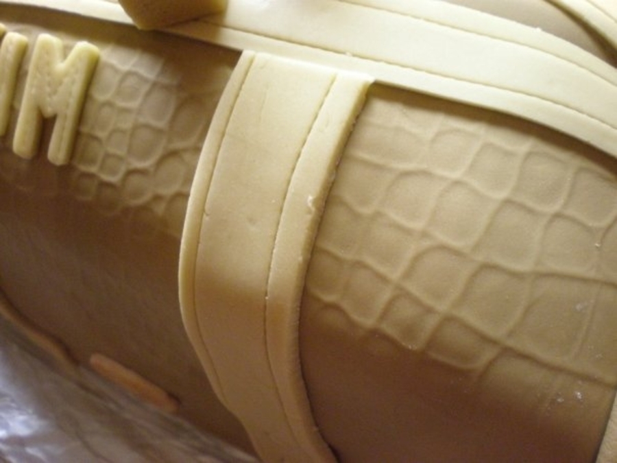 Leather Look Purse Cake - CakeCentral.com