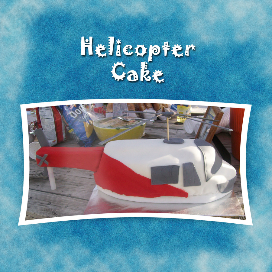 Helicopter Cake - CakeCentral.com