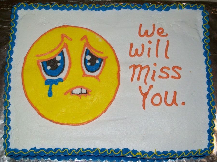Sad Face Cake - CakeCentral.com