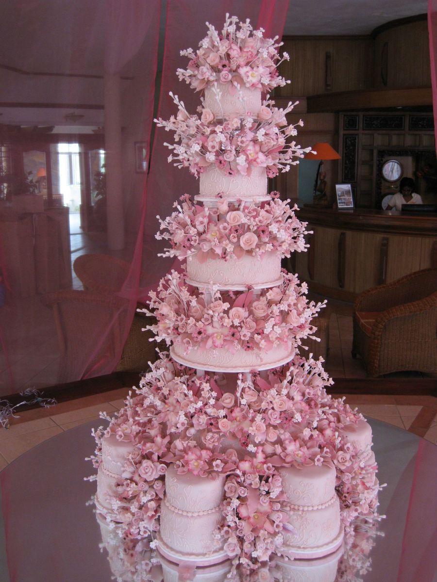 Flowers Wedding Cake - CakeCentral.com