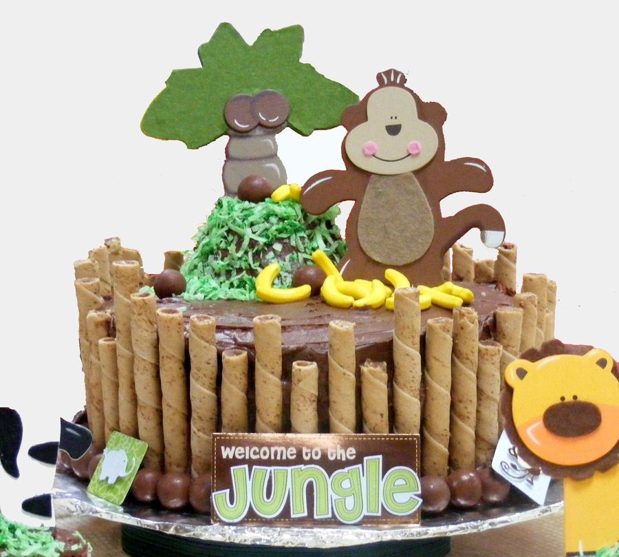 Jungle Baby Shower - CakeCentral.com
