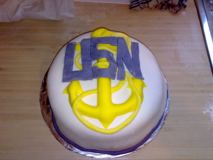 Us Navy Cpo Promotion Cake - CakeCentral.com