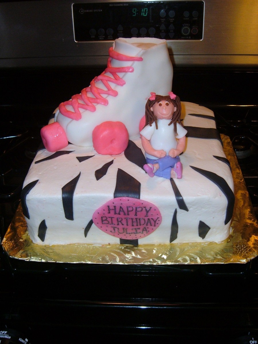 Roller Skate Cake - CakeCentral.com