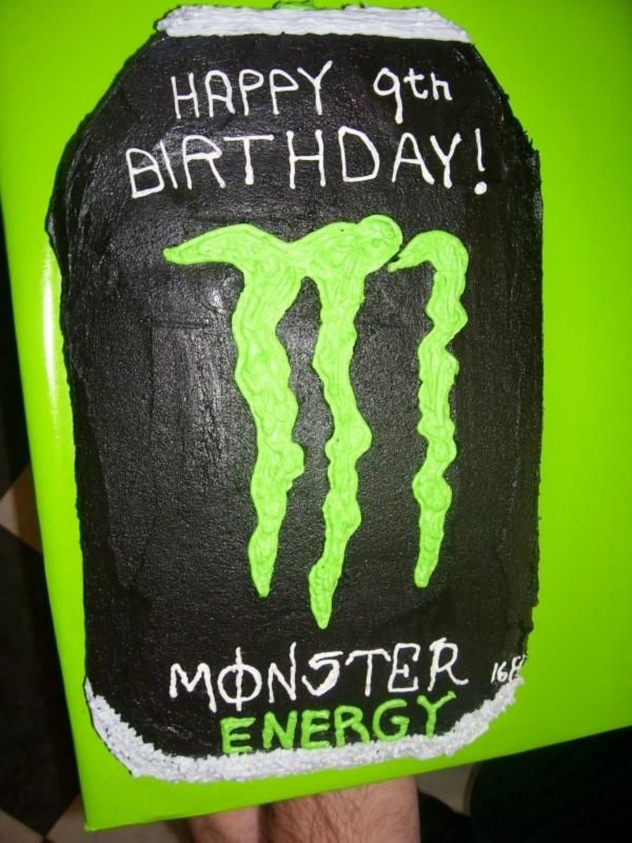 Monster Energy Cake - CakeCentral.com