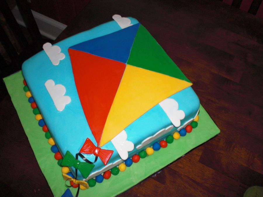 Kite Festival Birthday Cake - CakeCentral.com