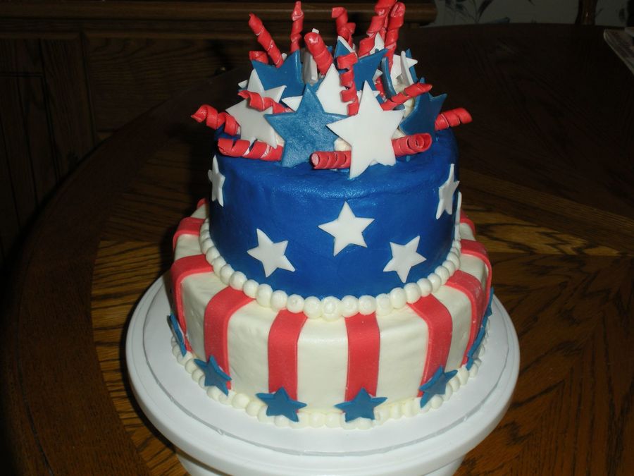 Independence Day Cake - CakeCentral.com