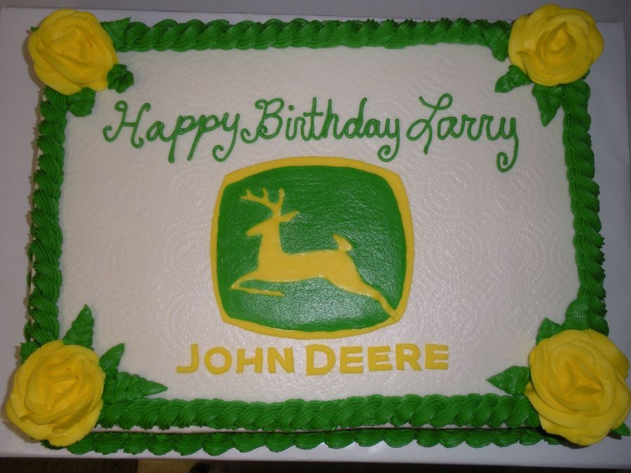 John Deere Logo - CakeCentral.com