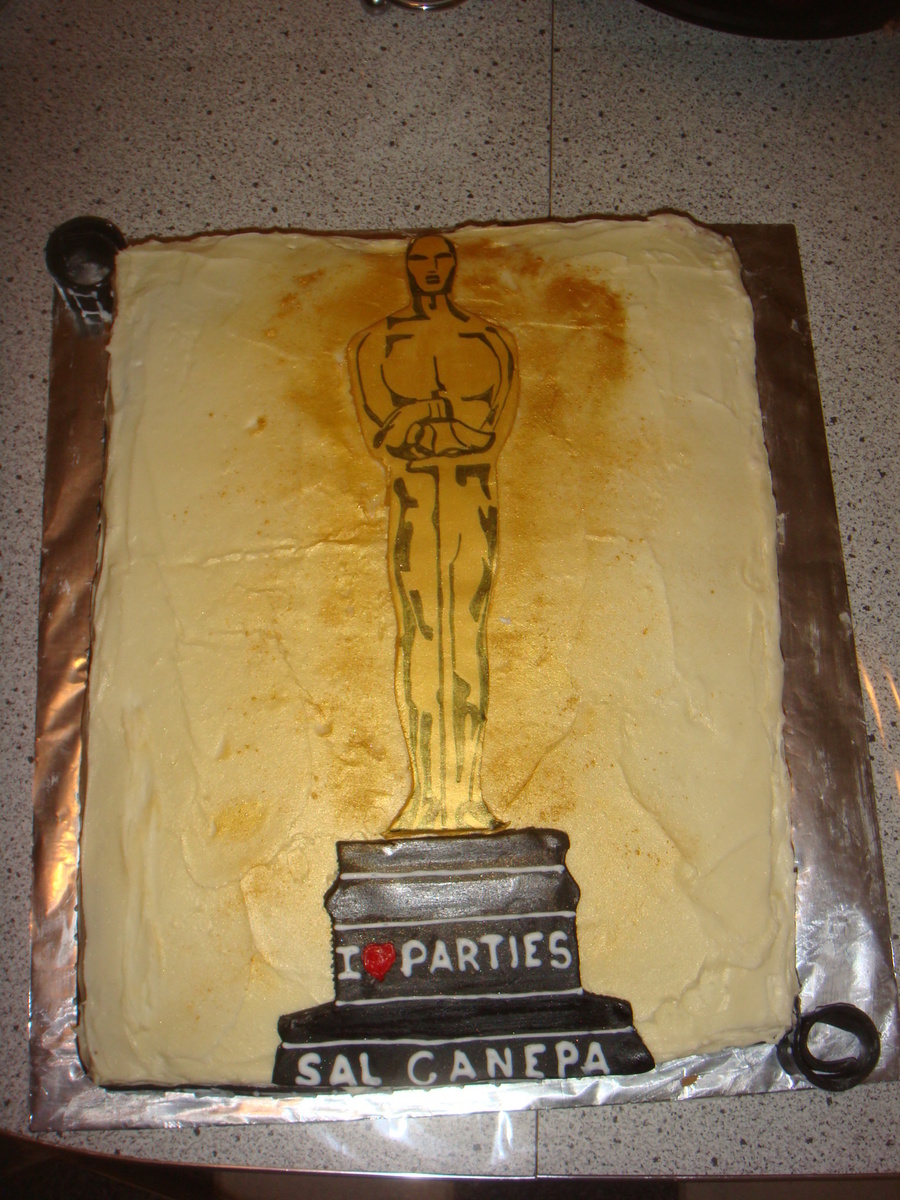 Oscar Party Cake - CakeCentral.com