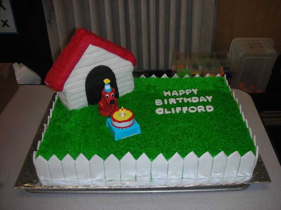Clifford Birthday Cake - CakeCentral.com